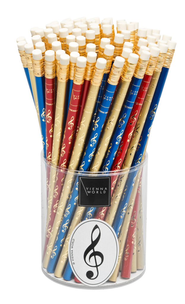Pencil box G-clef assorted | Vienna World Pencil box G-clef assorted | Vienna World